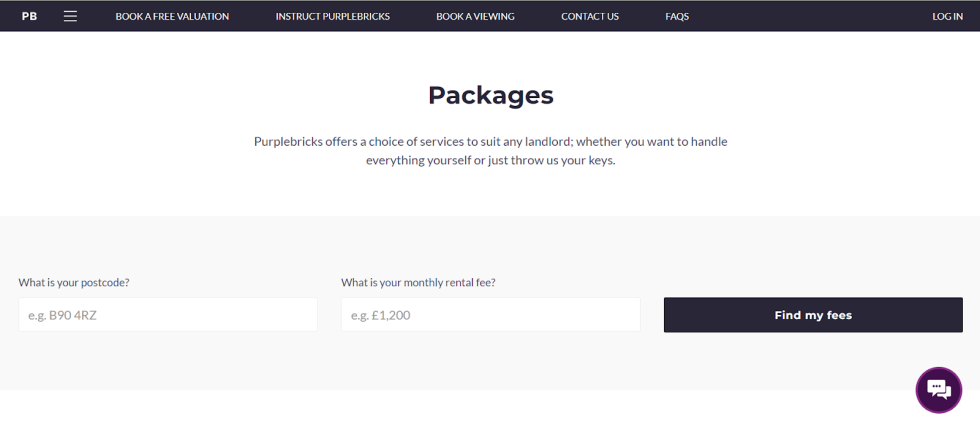 Purplebricks Fees